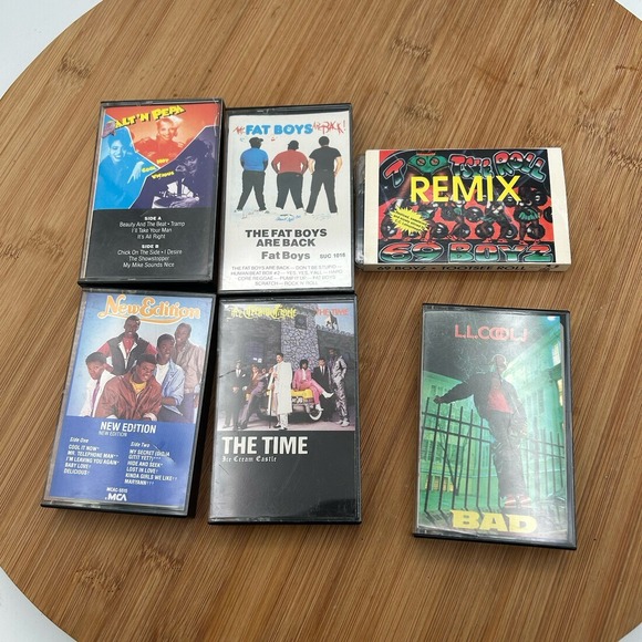 Portable Audio & Video | Lot Of 6 Vtg Hiphoprap Cassette Tapes Fat Boys ...